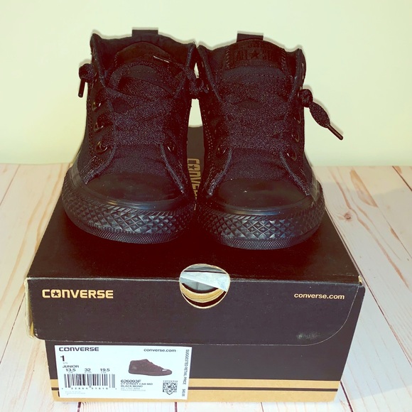 Converse | Shoes | Copy Converse Black Mono Sz Kids | Poshmark